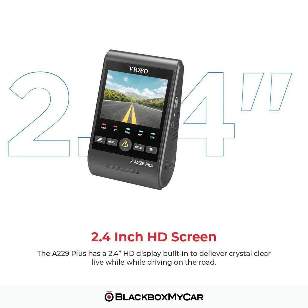 VIOFO A229 Plus 2K QHD 3-CH Dash Cam with Dual Sony STARVIS Sensors ...