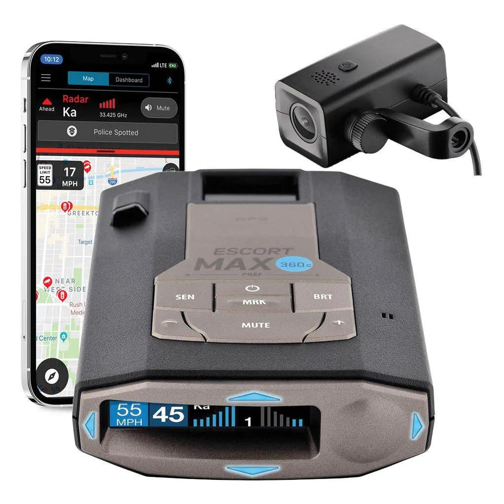 Escort Max 360C Radar Detector + M1 Full HD Dash Cam Bundle ...